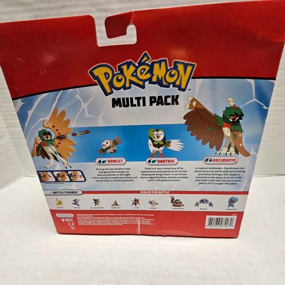 Nintendo | Toys | New Pokemon Multi Pack Arrow Launching Action Rowlet ...